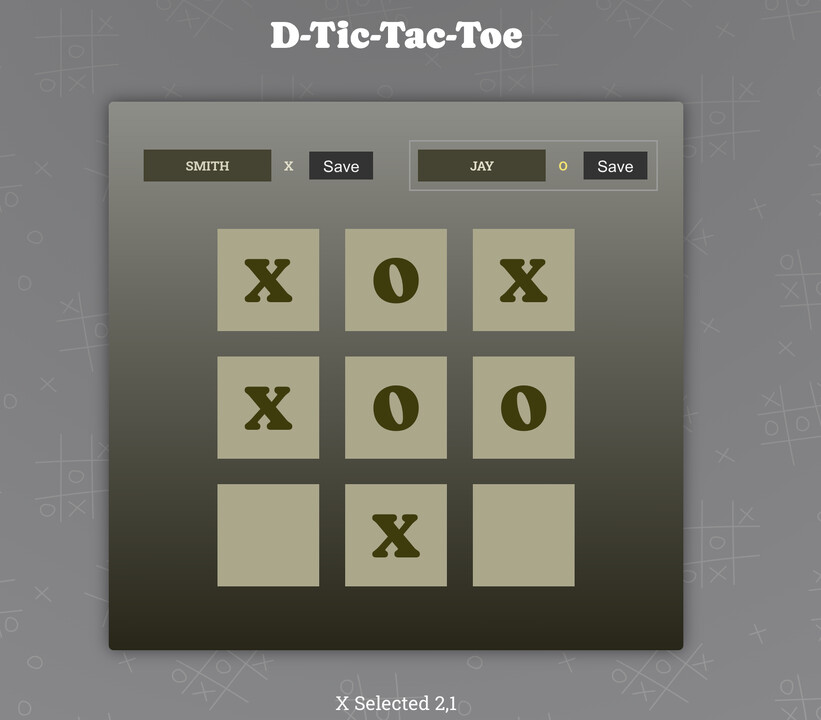 Completed Tic Tac Toe game with React | Deepak Singh Jethi posted on ... Completed Tic Tac Toe game with React | Deepak Singh Jethi posted on ...