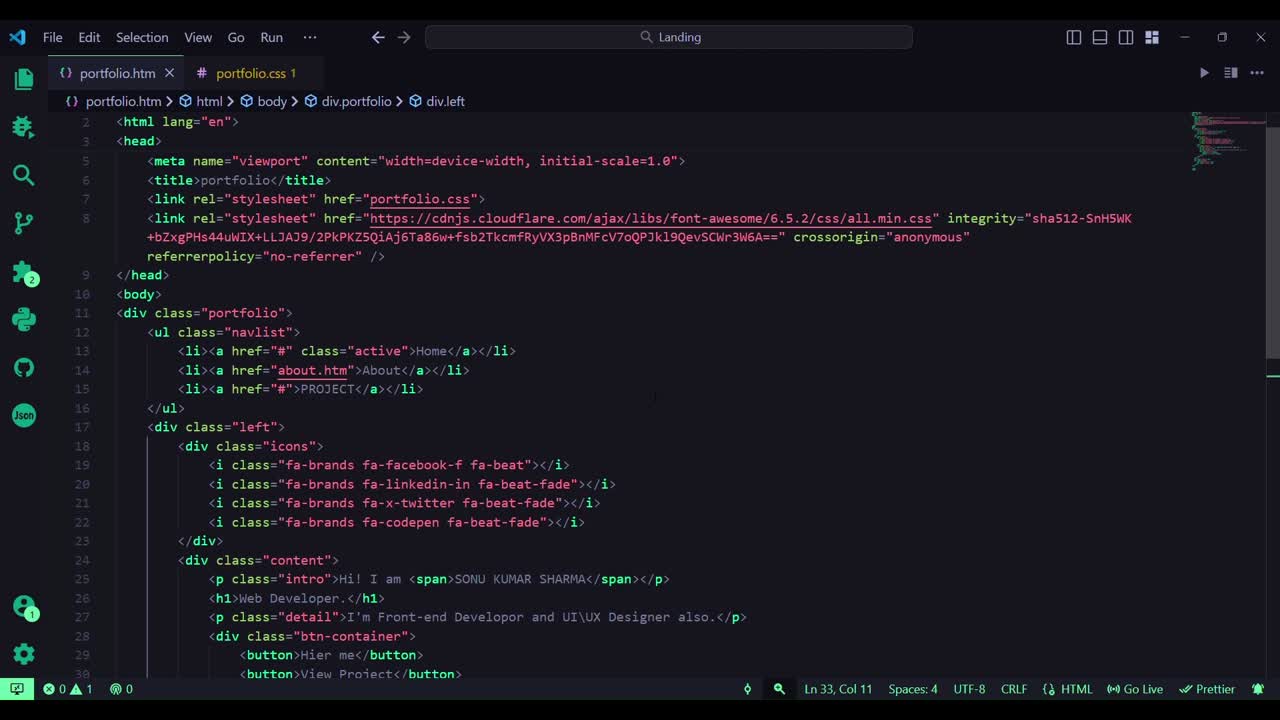 Sonu Sharma on LinkedIn: #portfolio #webdevelopment #portfolio #codsoft ... Sonu Sharma on LinkedIn: #portfolio #webdevelopment #portfolio #codsoft ...
