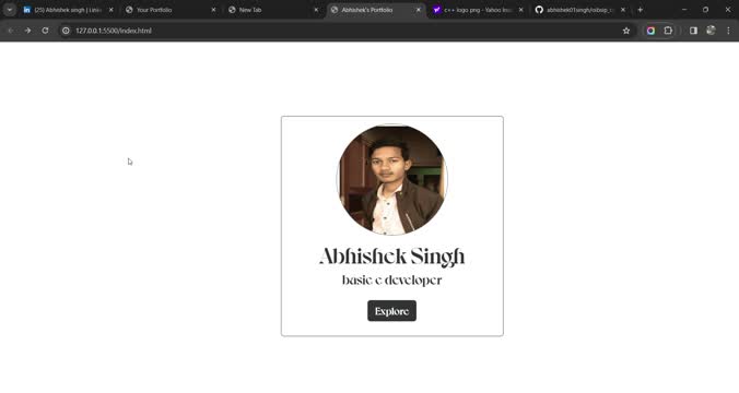 Abhishek singh on LinkedIn: #webdevelopment #portfolio #html #css # ... Abhishek singh on LinkedIn: #webdevelopment #portfolio #html #css # ...
