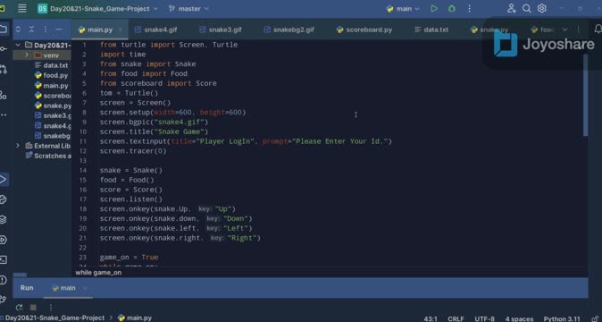 Sanjay MR on LinkedIn: #turtle #python #oop #pythondeveloper Sanjay MR on LinkedIn: #turtle #python #oop #pythondeveloper