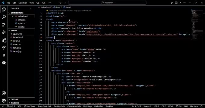 Completed the task 1 given by CodeAlpha Presenting you my Personal ... Completed the task 1 given by CodeAlpha Presenting you my Personal ...