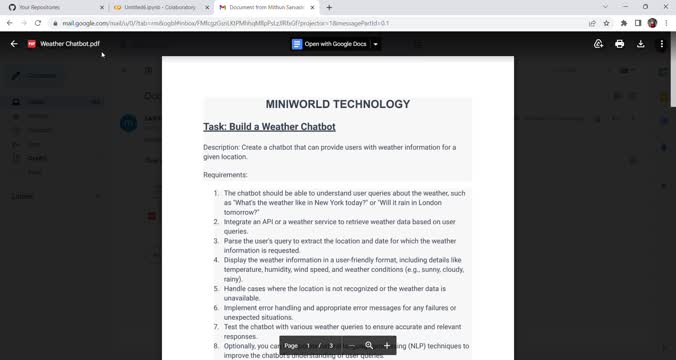 sarvade mithun on LinkedIn: #miniworld #python #nlp sarvade mithun on LinkedIn: #miniworld #python #nlp