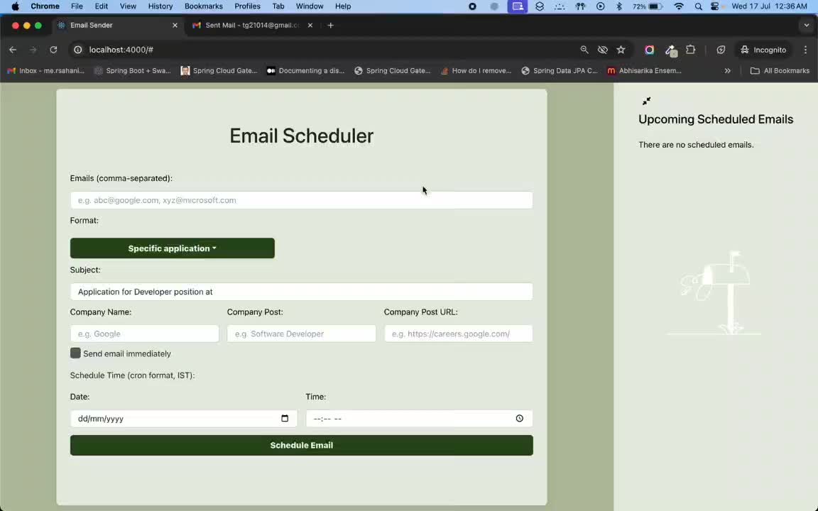 Tushar Gupta on LinkedIn: #react #nodejs #express #aws #emailautomation ... Tushar Gupta on LinkedIn: #react #nodejs #express #aws #emailautomation ...