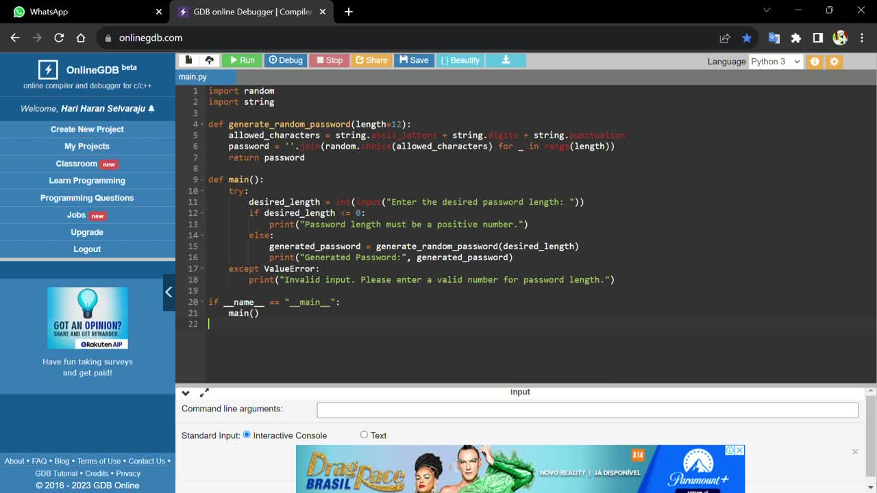 Hari Haran Selvaraju on LinkedIn: (Phase - 1)-PYTHON DEVELOPMENT ... Hari Haran Selvaraju on LinkedIn: (Phase - 1)-PYTHON DEVELOPMENT ...