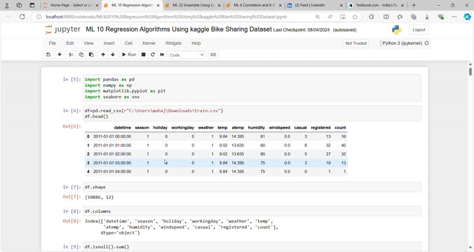 Yogesh Mahajan on LinkedIn: Regression Algorithms Using kaggle Bike ... Yogesh Mahajan on LinkedIn: Regression Algorithms Using kaggle Bike ...