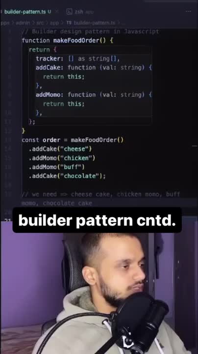 Swikar Sharma on LinkedIn: #developer #javascript #builderpattern Swikar Sharma on LinkedIn: #developer #javascript #builderpattern