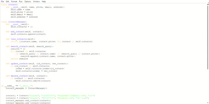 CodeSoft: A powerful Contact Book program in Python | GOPIKA N posted ... CodeSoft: A powerful Contact Book program in Python | GOPIKA N posted ...