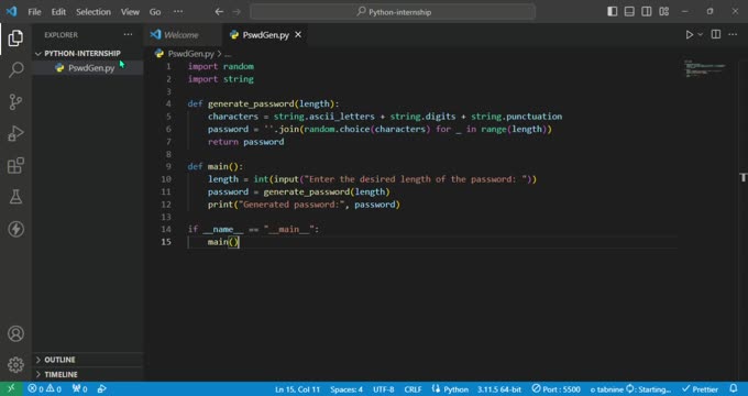 My task at SkyBug Technologies: Random Password Generator | Pavithra K ... My task at SkyBug Technologies: Random Password Generator | Pavithra K ...