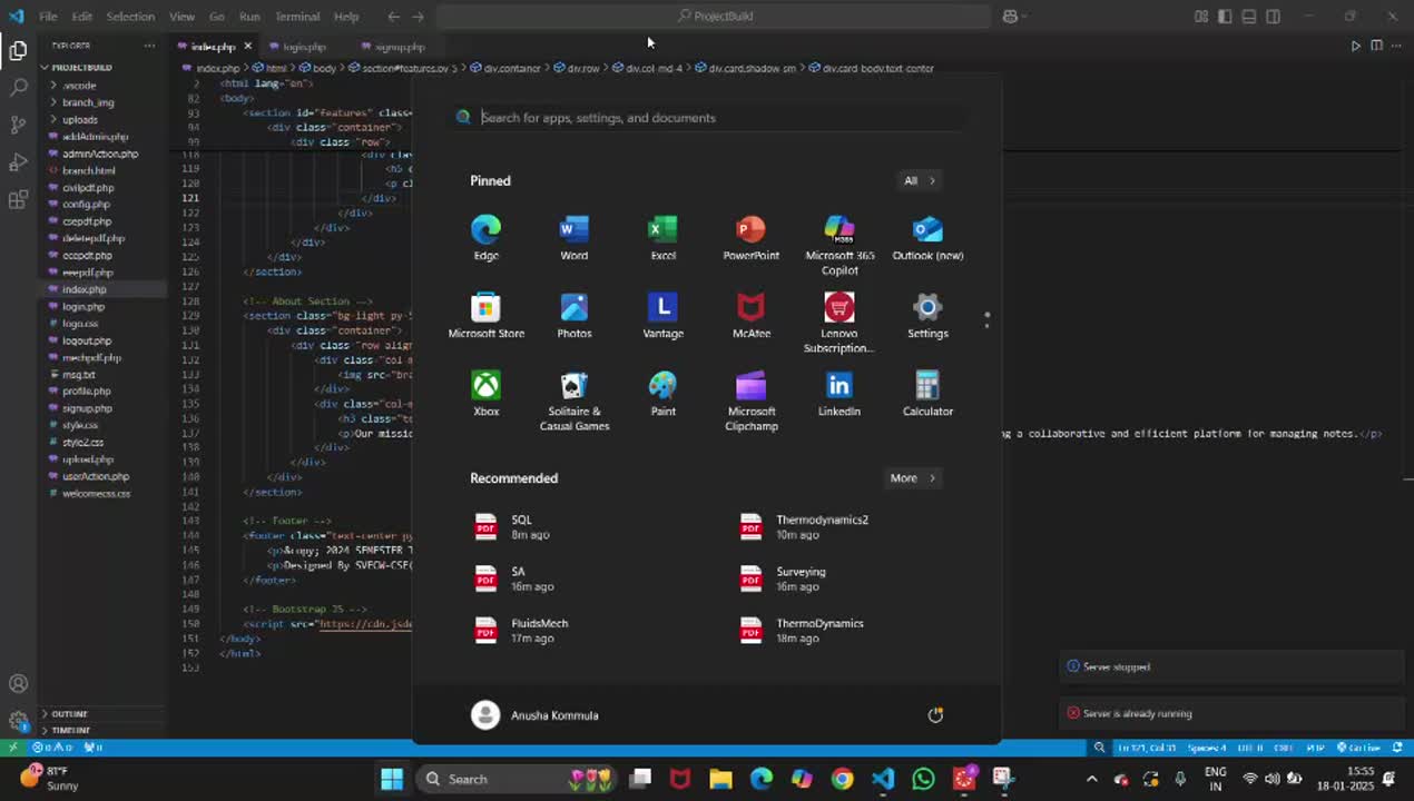 KUNCHAM BINDU SAI SREE on LinkedIn: #webdevelopment # ... KUNCHAM BINDU SAI SREE on LinkedIn: #webdevelopment # ...