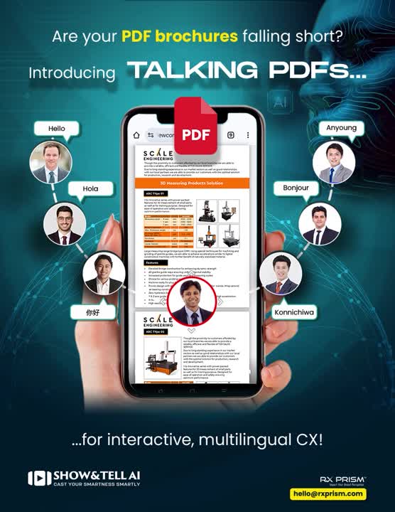 Talking PDFs | Talking Brochures - Show & Tell AI Talking PDFs | Talking Brochures - Show & Tell AI