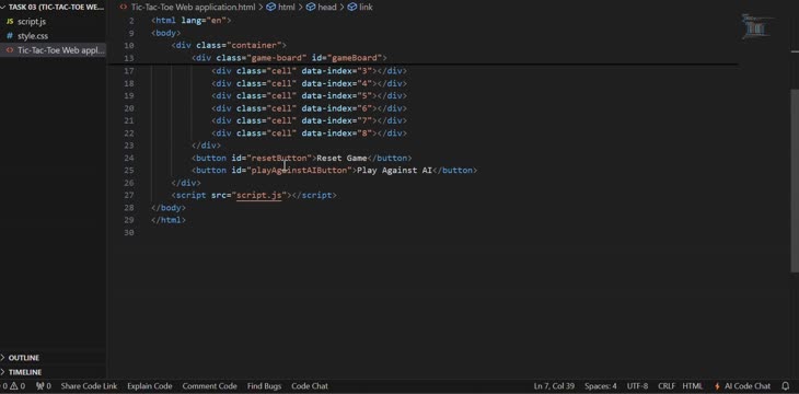 Habib Ul Hasan on LinkedIn: Project Title: Tic Tac Toe Game Project Link:… Habib Ul Hasan on LinkedIn: Project Title: Tic Tac Toe Game Project Link:…