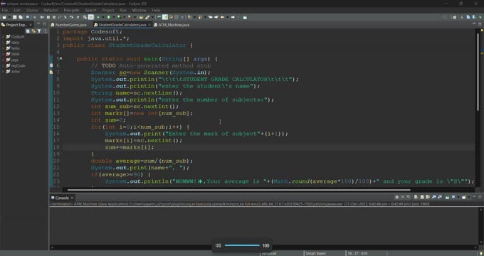 Jaya Murugan on LinkedIn: #codsoft #java #internshipsuccess # ... Jaya Murugan on LinkedIn: #codsoft #java #internshipsuccess # ...