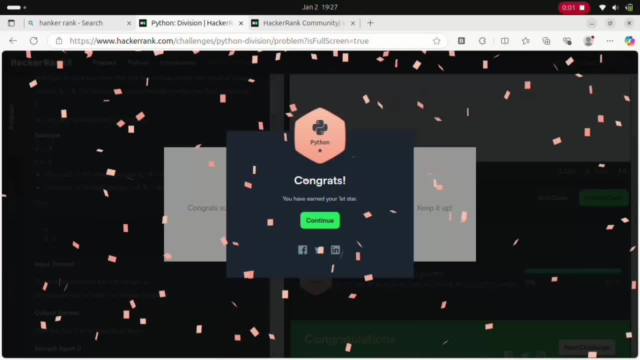 sundar kandan on LinkedIn: #python #codingjourney #hackerrank # ... sundar kandan on LinkedIn: #python #codingjourney #hackerrank # ...