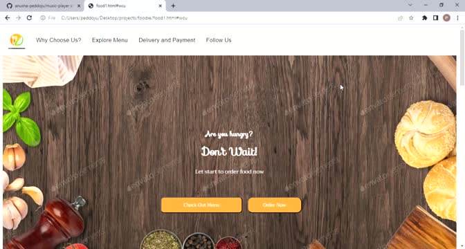 Anusha peddoju on LinkedIn: #restaurantwebsite #frontend # ... Anusha peddoju on LinkedIn: #restaurantwebsite #frontend # ...
