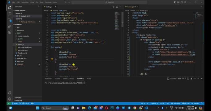 My Latest Project: CRUD Blog Platform | Shubham Jakate posted on the ... My Latest Project: CRUD Blog Platform | Shubham Jakate posted on the ...