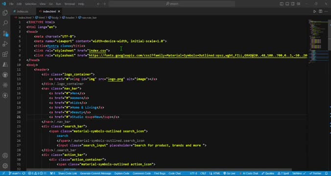 priyanka Kumari on LinkedIn: #myntra #html #css #googlefont #webdevelopment priyanka Kumari on LinkedIn: #myntra #html #css #googlefont #webdevelopment