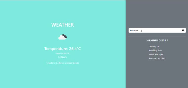 Devika Rajendran on LinkedIn: #weatherforecast #webdevelopment #javascript Devika Rajendran on LinkedIn: #weatherforecast #webdevelopment #javascript