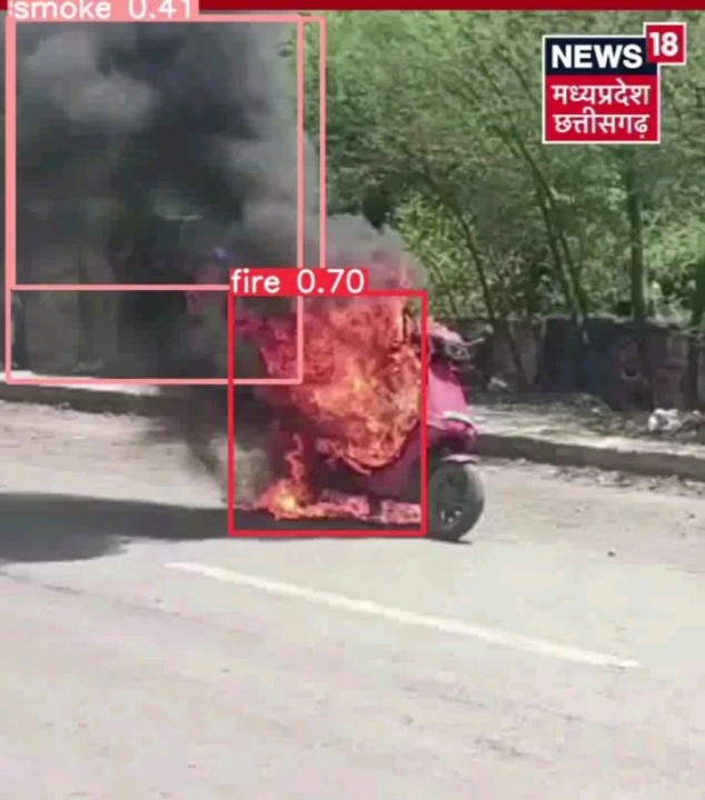 EV Bike Fire Smoke Detection YoloV8 Computer vision for Safety🔥 ... EV Bike Fire Smoke Detection YoloV8 Computer vision for Safety🔥 ...