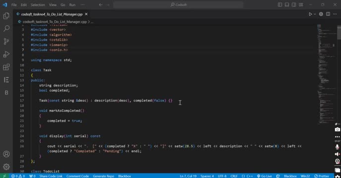 Sagar Bisht on LinkedIn: #codsoft #todolistmanager #cplusplus # ... Sagar Bisht on LinkedIn: #codsoft #todolistmanager #cplusplus # ...
