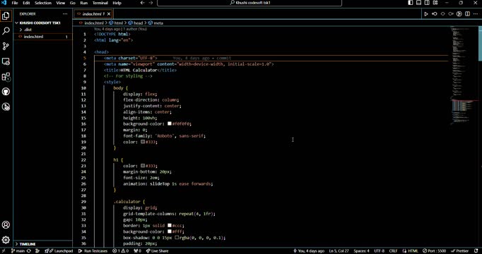 Khushi Saxena on LinkedIn: #html #css #javascript #visualstudiocode # ... Khushi Saxena on LinkedIn: #html #css #javascript #visualstudiocode # ...