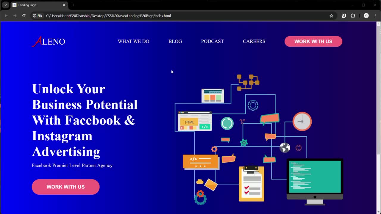 Harini K on LinkedIn: #webdevelopment #html #css #landingpage # ... Harini K on LinkedIn: #webdevelopment #html #css #landingpage # ...