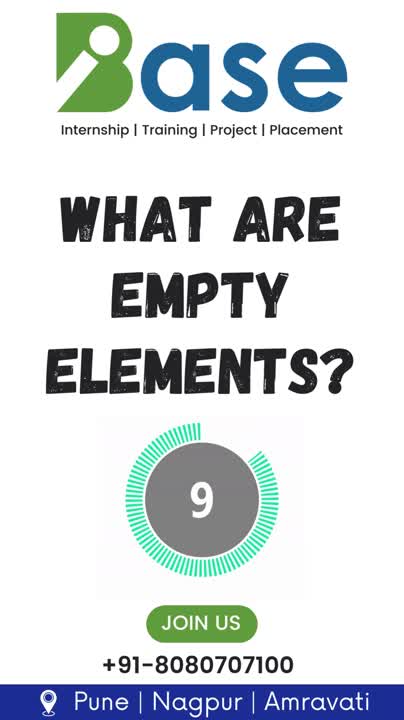 What are Empty Elements? What are they? #html #css #javascript # ... What are Empty Elements? What are they? #html #css #javascript # ...