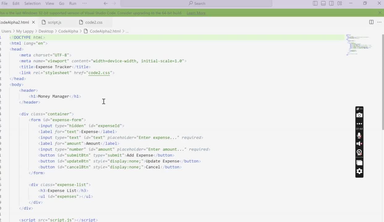 Saniya Atar on LinkedIn: #codealpha #html #css Saniya Atar on LinkedIn: #codealpha #html #css