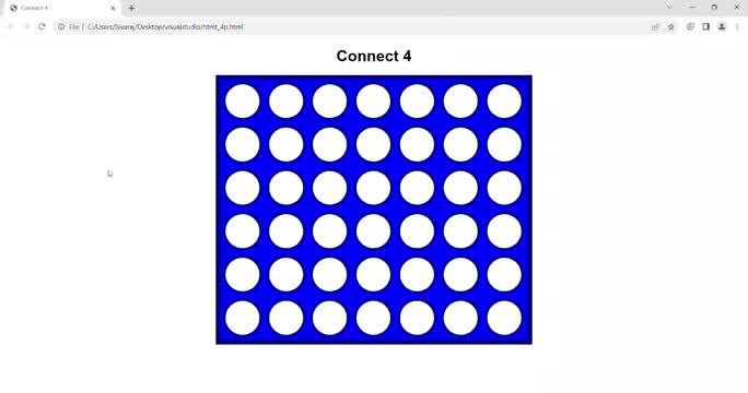 Nithya G on LinkedIn: connect four game using html css js #internpe # ... Nithya G on LinkedIn: connect four game using html css js #internpe # ...