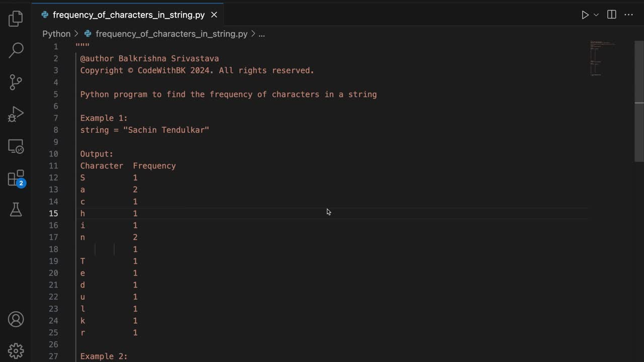 Python program to find characters in strings in Hindi | CodeWithBK ... Python program to find characters in strings in Hindi | CodeWithBK ...