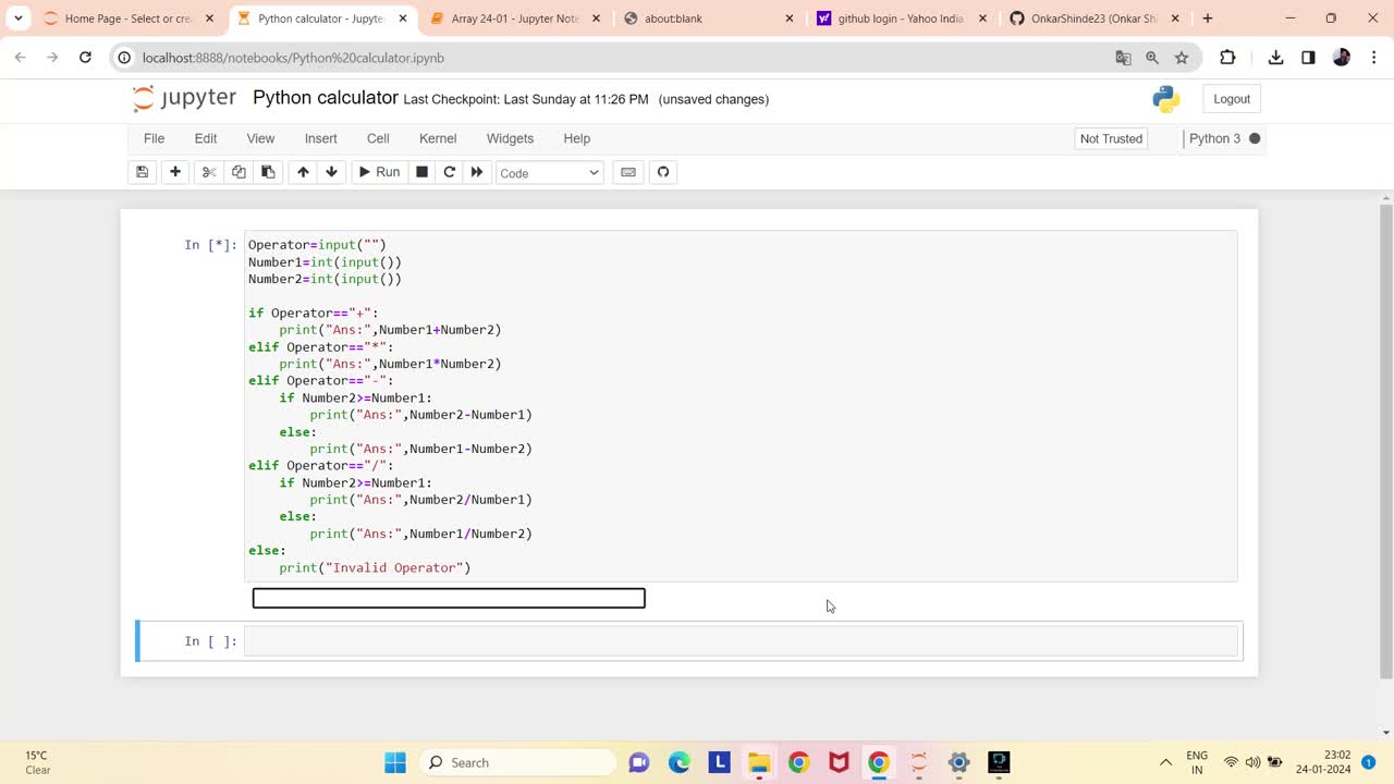 Onkar Shinde on LinkedIn: Generated Python Calculator for Addition ... Onkar Shinde on LinkedIn: Generated Python Calculator for Addition ...