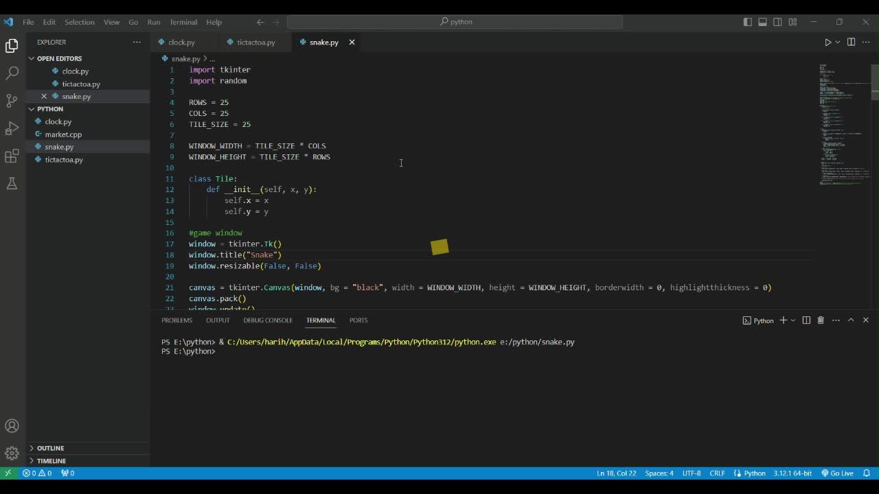 Hari Dev Vinothkumar on LinkedIn: #python #pythoninternship # ... Hari Dev Vinothkumar on LinkedIn: #python #pythoninternship # ...