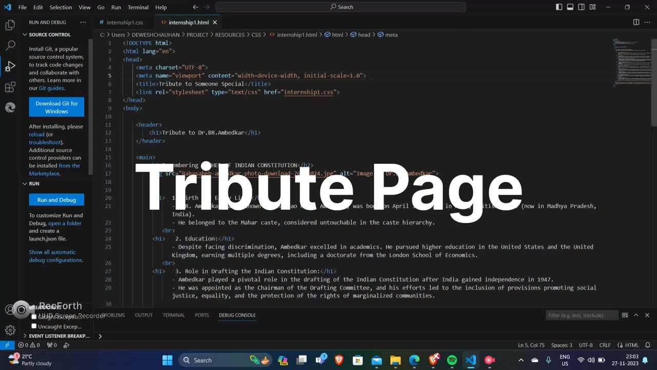 Dewesh Chauhan on LinkedIn: #coding #codsoft #frontenddevelopment # ... Dewesh Chauhan on LinkedIn: #coding #codsoft #frontenddevelopment # ...