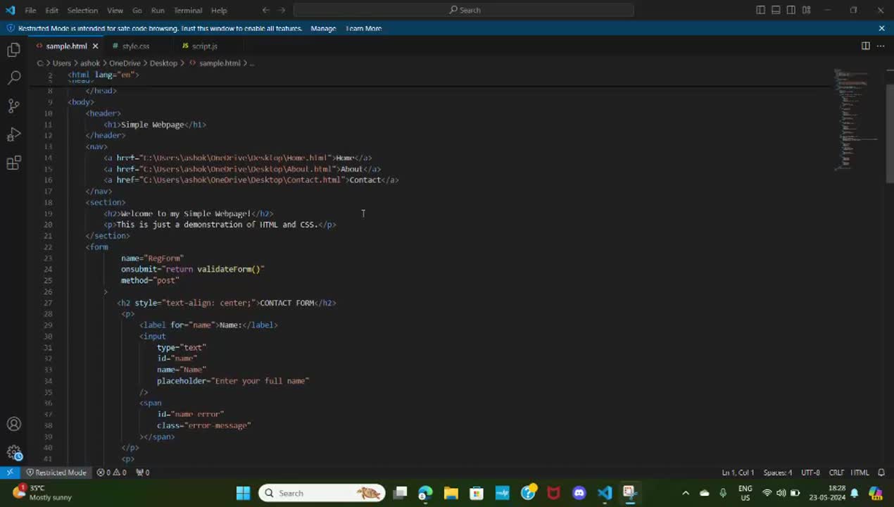 Jangam Swaraga Sudha on LinkedIn: #mainflow #html #css #webdevelopment ... Jangam Swaraga Sudha on LinkedIn: #mainflow #html #css #webdevelopment ...
