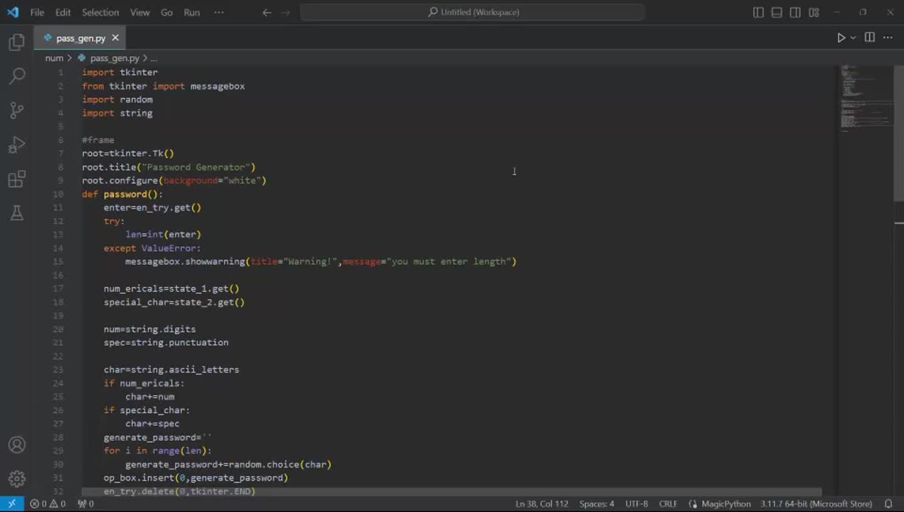 Sai Adithya on LinkedIn: #codsoft #codsoftinternship #python #tkinter # ... Sai Adithya on LinkedIn: #codsoft #codsoftinternship #python #tkinter # ...