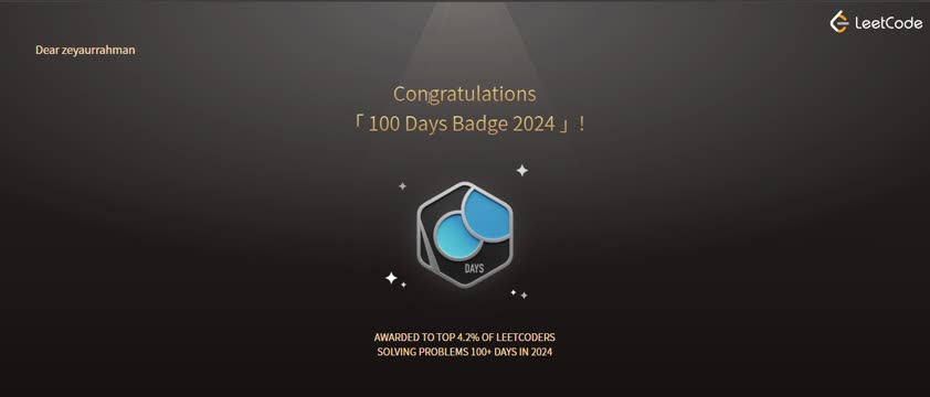 Zeyaur Rahman on LinkedIn: #leetcode #codingjourney #consistency # ... Zeyaur Rahman on LinkedIn: #leetcode #codingjourney #consistency # ...