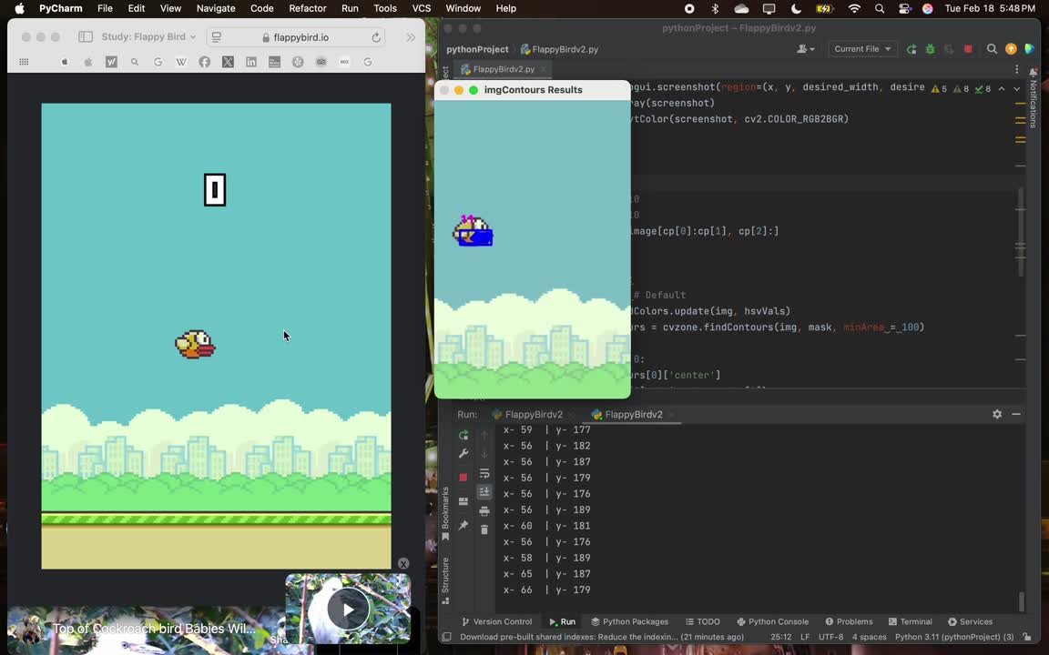 #computervision #opencv #flappybird #realtimetracking #imageprocessing ... #computervision #opencv #flappybird #realtimetracking #imageprocessing ...