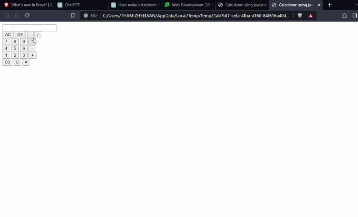Arul Selvan on LinkedIn: simple calculator with the help of html css js Arul Selvan on LinkedIn: simple calculator with the help of html css js