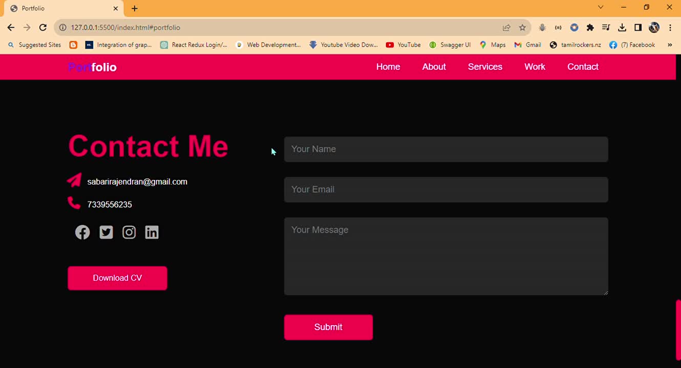 VIGNESH R on LinkedIn: Portfolio using Html Css Javascript ๐ VIGNESH R on LinkedIn: Portfolio using Html Css Javascript ๐