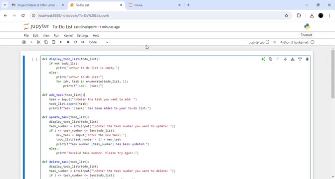 Pradeep U on LinkedIn: #python #programming #todolist #coding # ... Pradeep U on LinkedIn: #python #programming #todolist #coding # ...