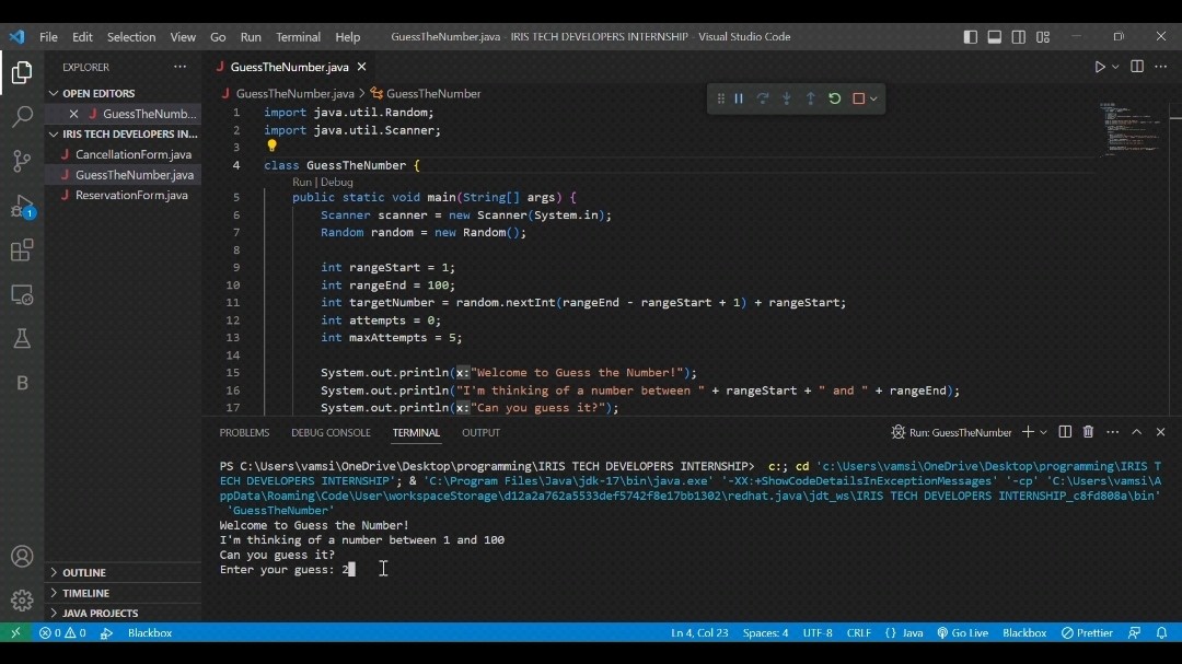 Choppa Vamsi krishna on LinkedIn: #iristechdevelopers #javaintern # ... Choppa Vamsi krishna on LinkedIn: #iristechdevelopers #javaintern # ...