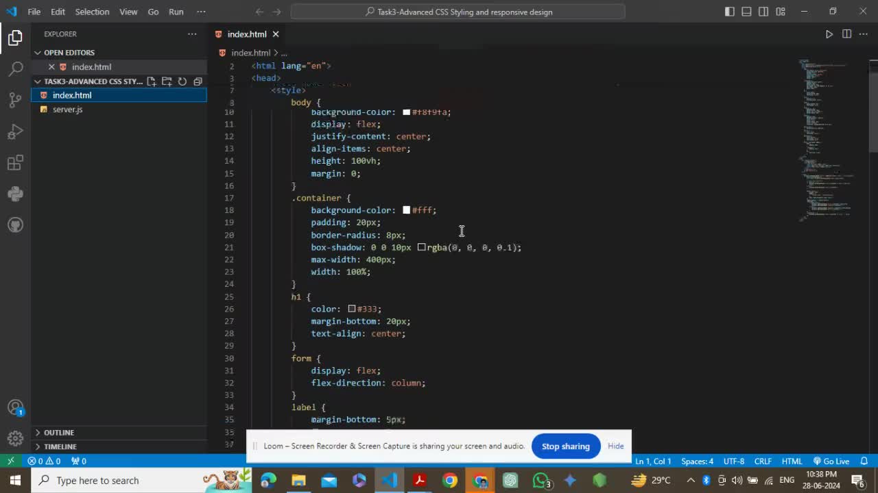 Completed CSS Styling and Responsive Design task by Cognifyz | Himanshu ... Completed CSS Styling and Responsive Design task by Cognifyz | Himanshu ...