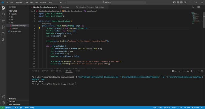 SREE PRISHA S on LinkedIn: #java #programming #codsoft #learninginprogress SREE PRISHA S on LinkedIn: #java #programming #codsoft #learninginprogress