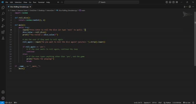 Swarna Gowri.S on LinkedIn: #python #coding #internship #techjourney # ... Swarna Gowri.S on LinkedIn: #python #coding #internship #techjourney # ...