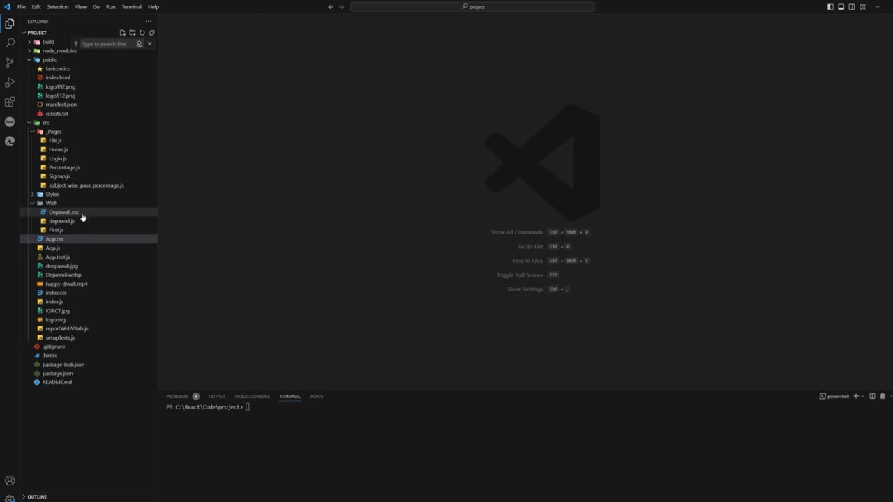 RAGUL CSE on LinkedIn: #reactjs #css #html #vscode #happydiwali #ksrct ... RAGUL CSE on LinkedIn: #reactjs #css #html #vscode #happydiwali #ksrct ...