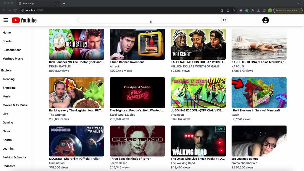 Launching YouTube Clone Project with React JS | Saurabh Nahar posted on ... Launching YouTube Clone Project with React JS | Saurabh Nahar posted on ...