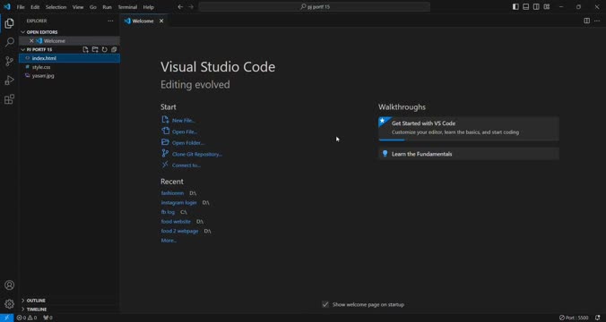 Mohammed yasarr on LinkedIn: Simple Portfolio project Using HTML CSS… Mohammed yasarr on LinkedIn: Simple Portfolio project Using HTML CSS…