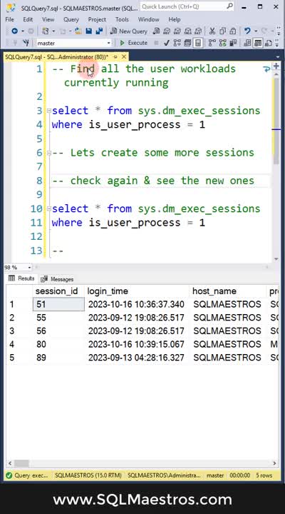 #sqlserver #sql #tsql #azuresql | SQLMaestros #sqlserver #sql #tsql #azuresql | SQLMaestros
