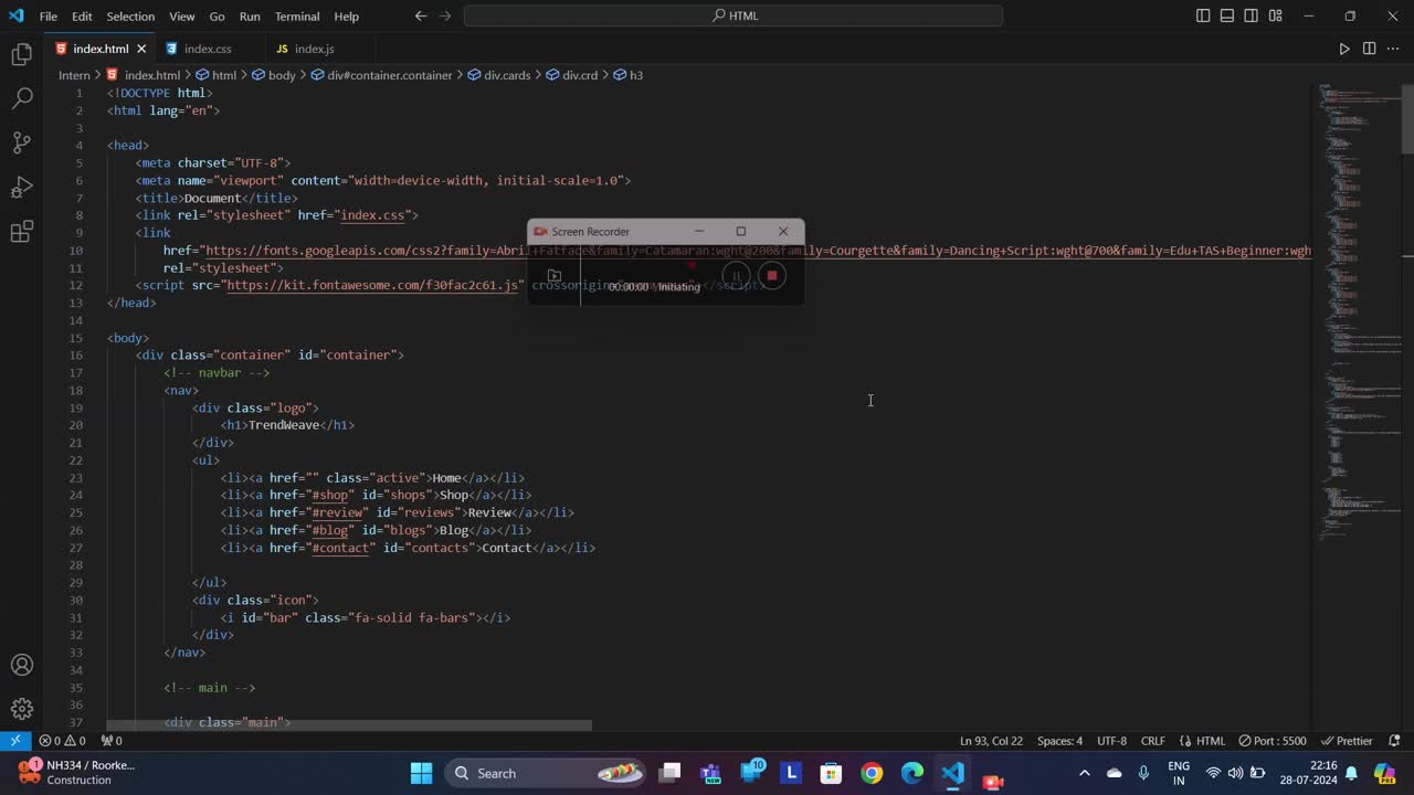 Mohammad Faiz on LinkedIn: #webdevelopment #ecommerce #internship #html ... Mohammad Faiz on LinkedIn: #webdevelopment #ecommerce #internship #html ...