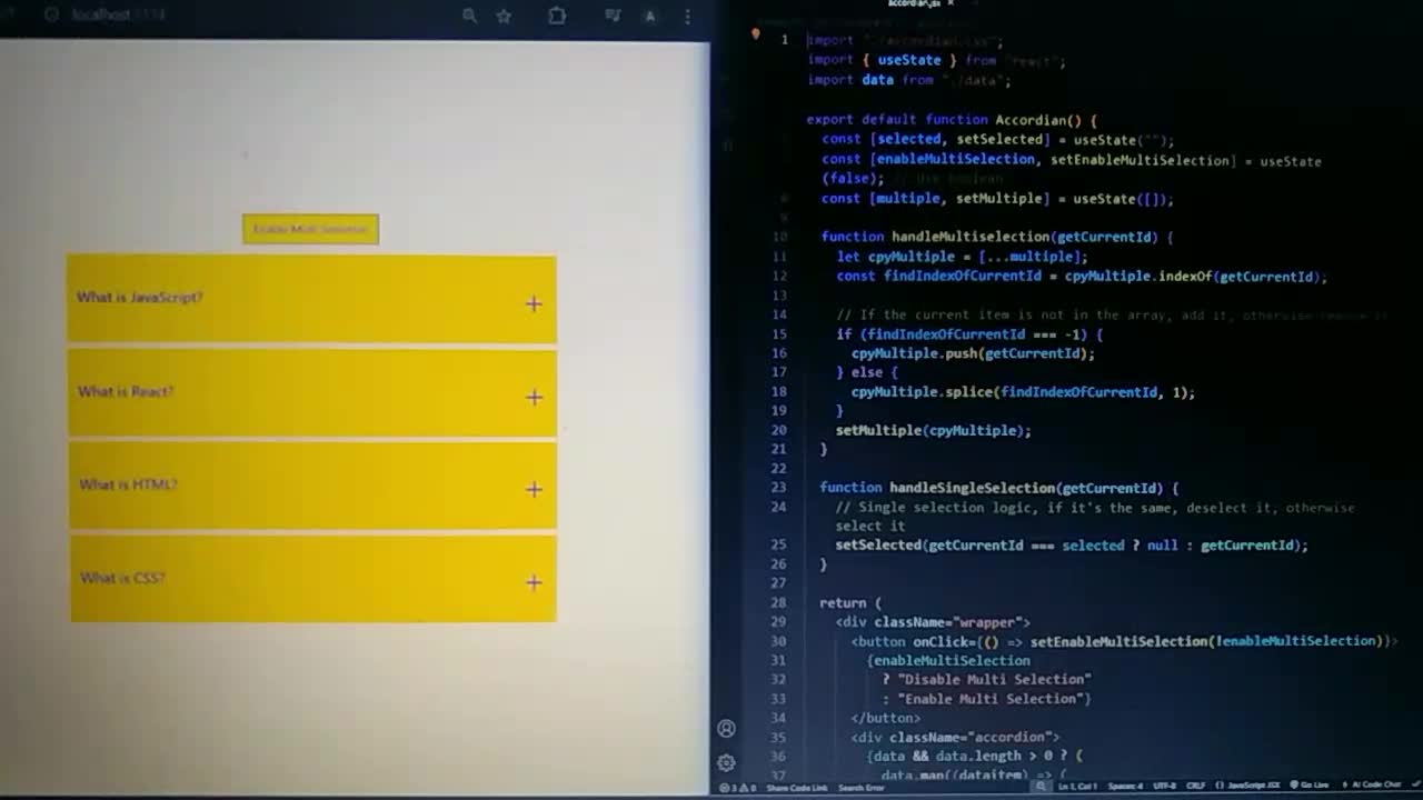 Aparna Singh on LinkedIn: #webdevelopment #reactjs #accordion Aparna Singh on LinkedIn: #webdevelopment #reactjs #accordion