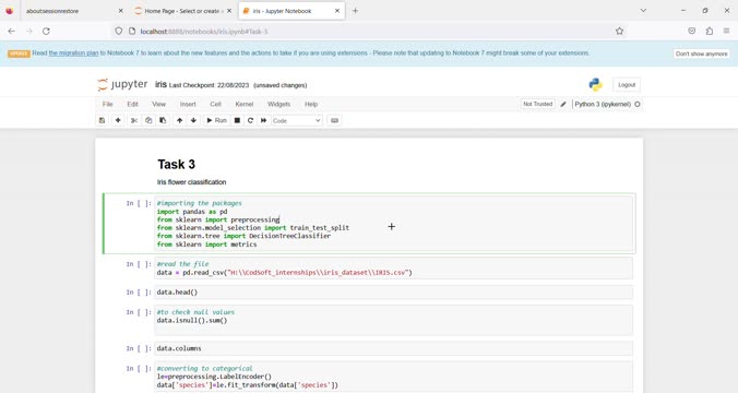Fulwa Asheeb on LinkedIn: #task3 #codsoft #datascienceinternship Fulwa Asheeb on LinkedIn: #task3 #codsoft #datascienceinternship
